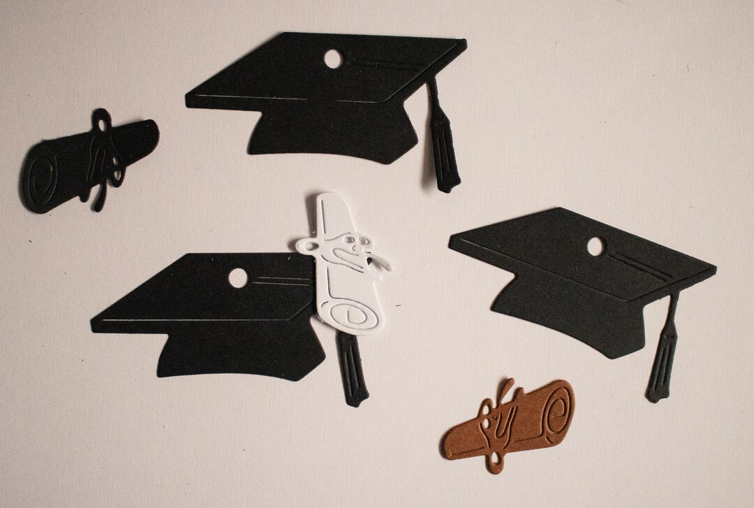 Graduation Cap and Roll Die Cuts Graduation Cap and Roll - Etsy