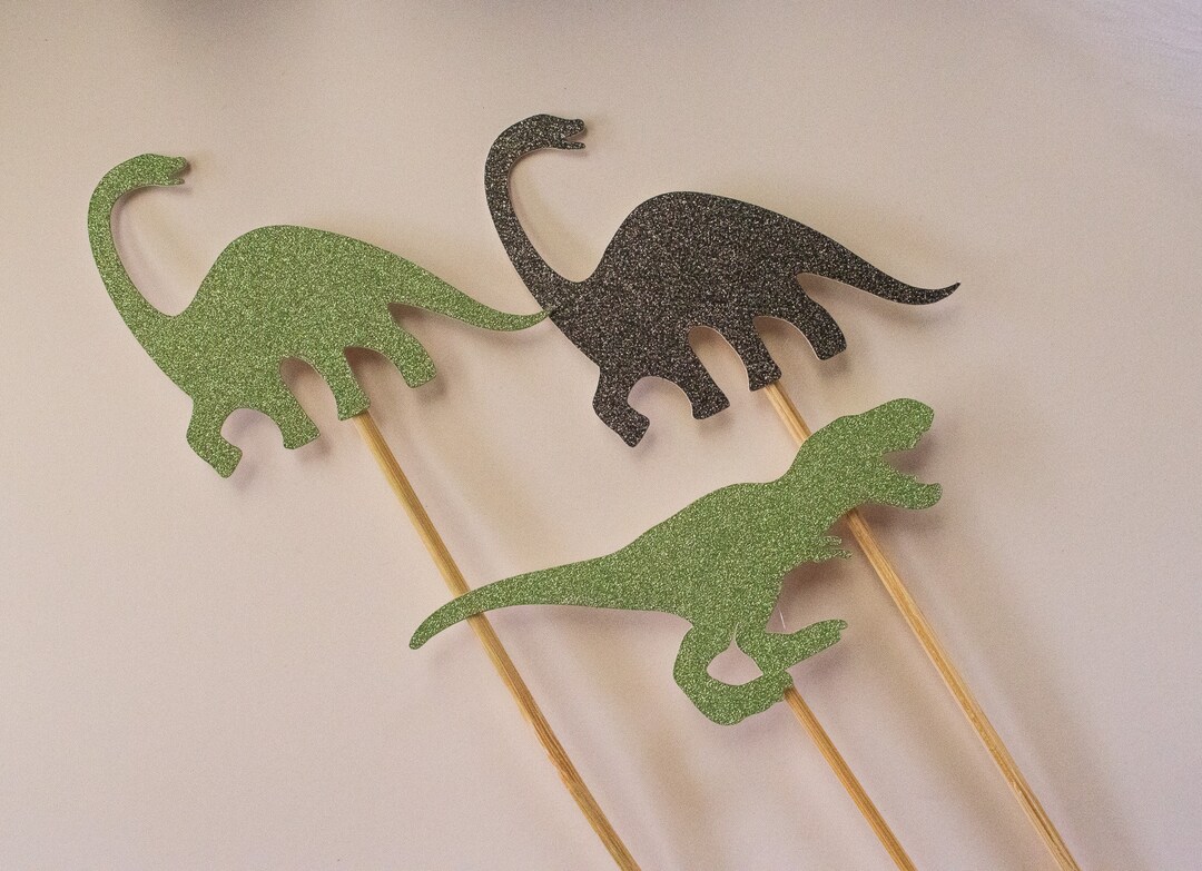 Dinosaur Cupcake Toppers Dinosaur Birthday Party Dinosaur Theme Cupcake ...
