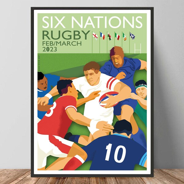 Rugby Art - Etsy