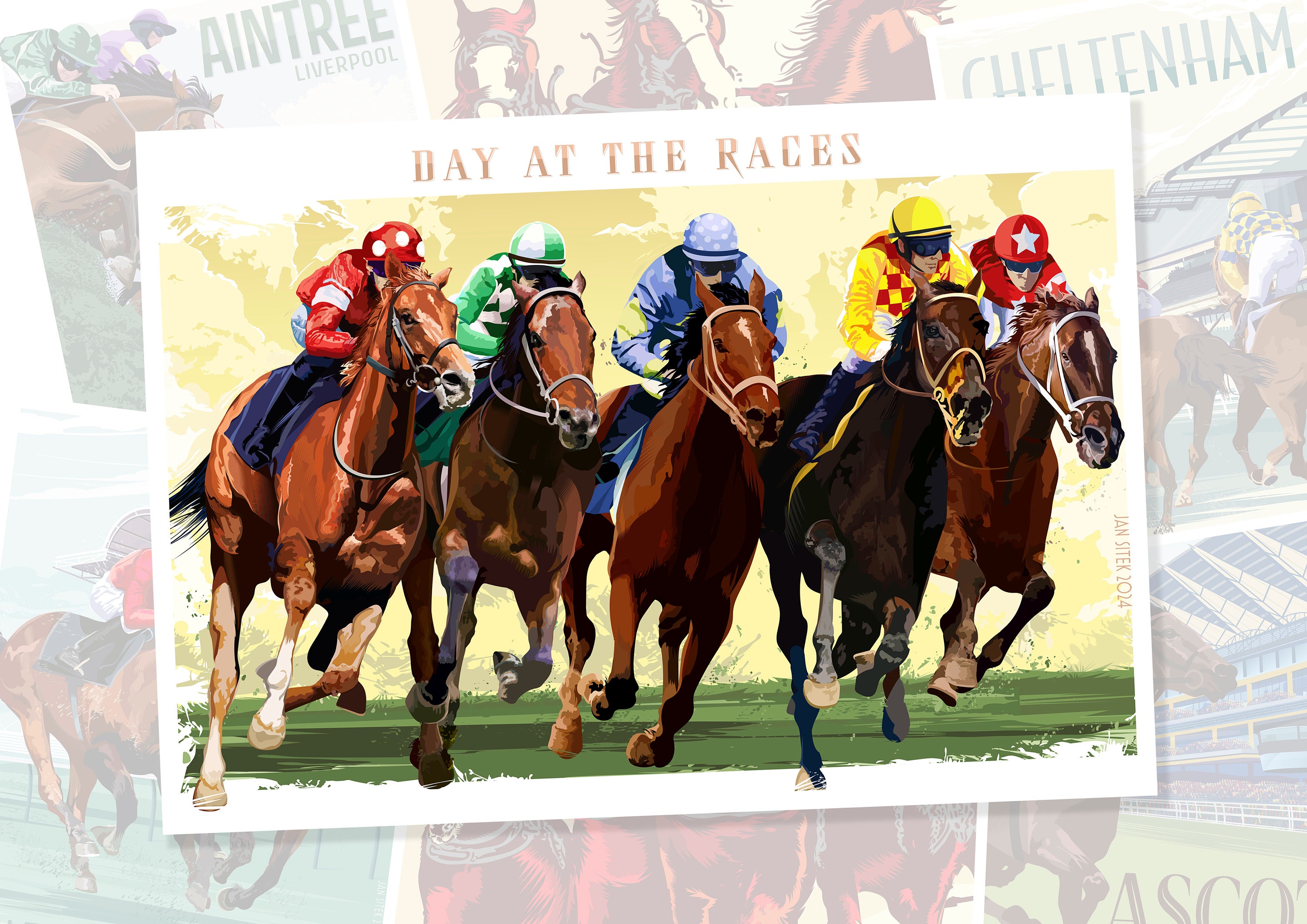 Horse Race Poster 2078563459 Images | Horse Racing Posters