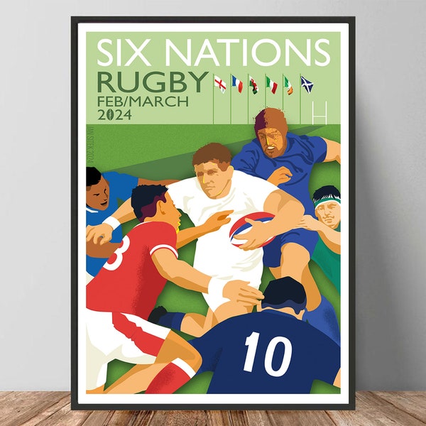 Rugby Art - Etsy