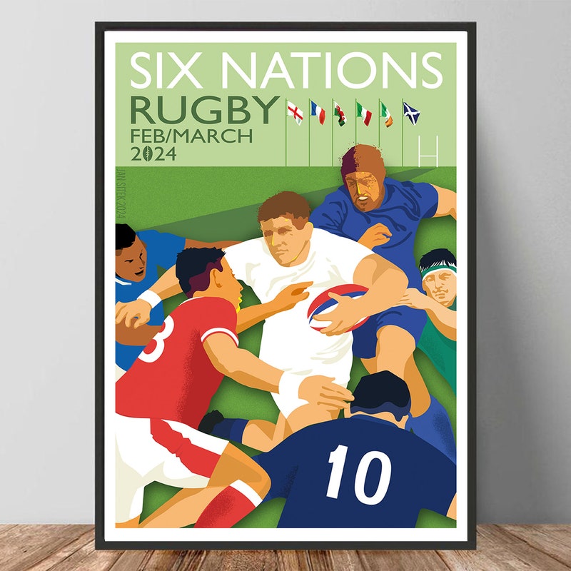 Rugby Art - Etsy