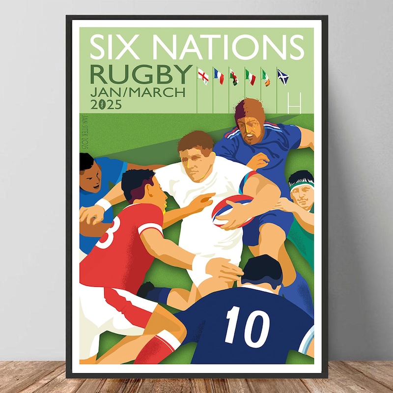 Rugby Art - Etsy