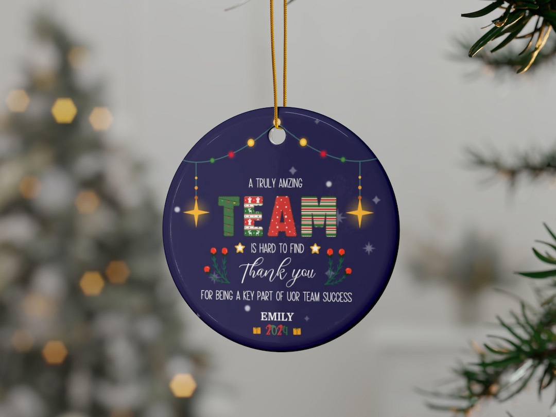 A Truly Amazing Team Christmas Ornament 2024, Thank You Christmas, Best ...