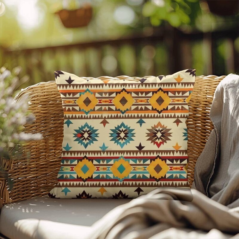 Aztec Pillow - Etsy