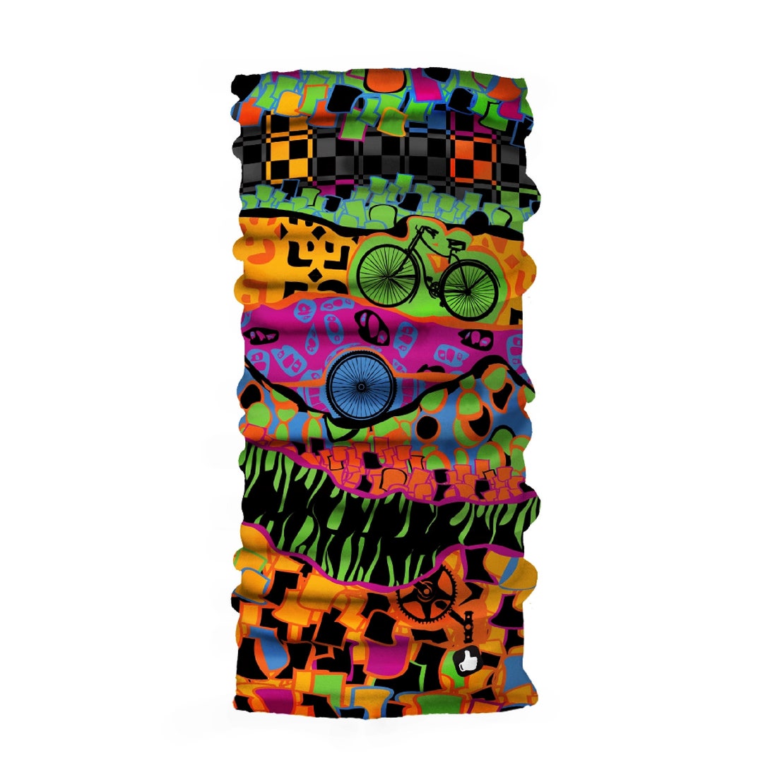 Neck Gaiter-face Mask-coolmax Bandana-boomers Cycling Design Multicolor ...