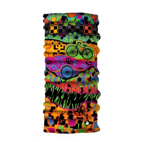 Neck Gaiter Face Mask Coolmax Bandana Boomers Rainbow | Etsy