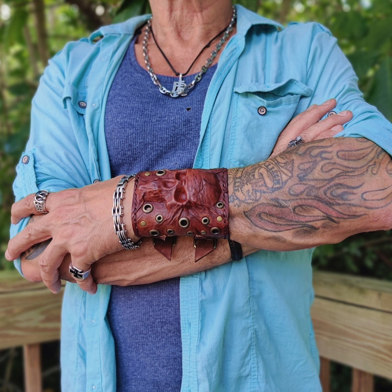 Embossed Bracelet - Etsy