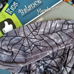 Kids Neck Gaiter - Face Mask - Web Kids Bandana - Black Bandana - Neck ...