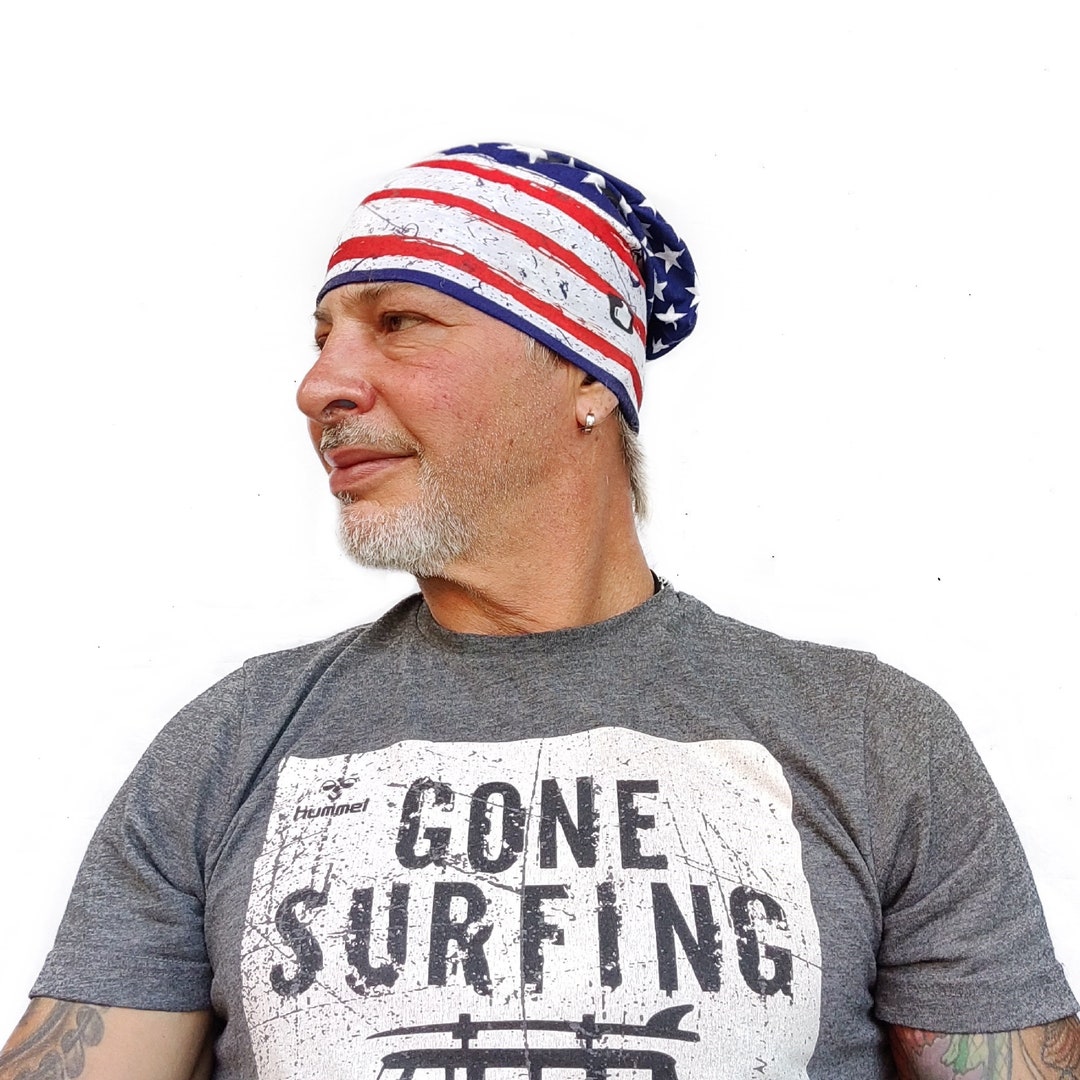 Flag Beanie High Quality 100% Microfiber Perfect Fit One Size for All ...