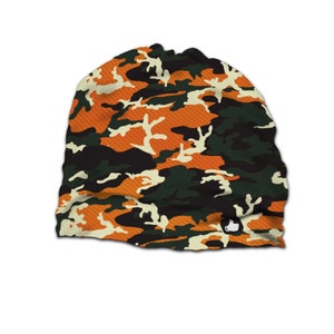 Warm Camo Beanie High Quality 100% Microfiber Perfect Fit One Size for ...