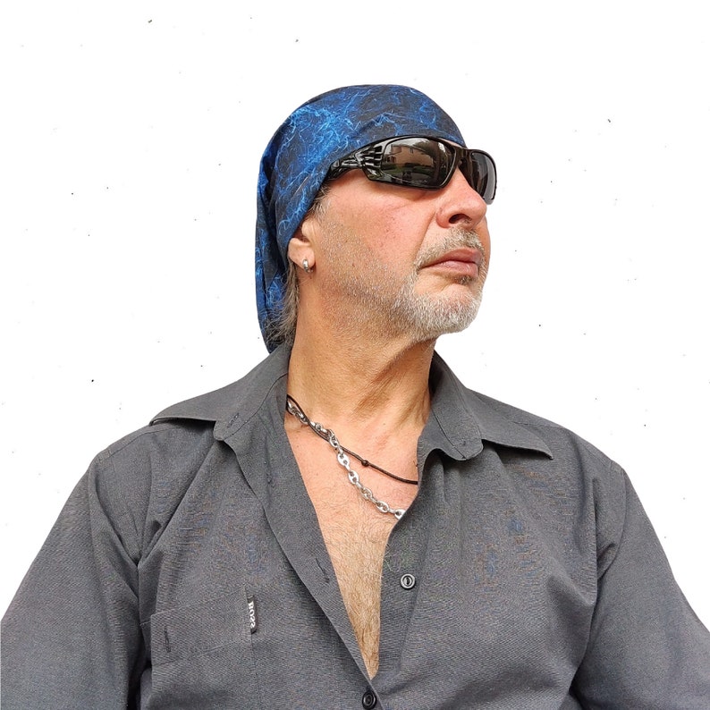 Neck Gaiter-face Mask-coolmax Bandana-acdc-blue Color Bandana-sports ...
