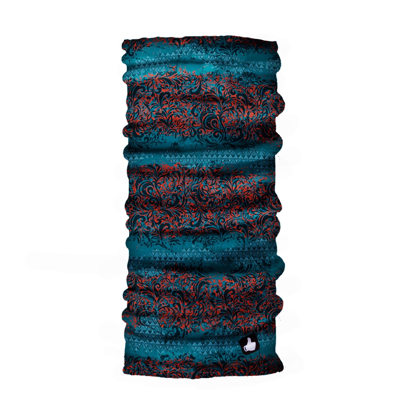 Neck Gaiter-face Mask-coolmax Bandana-bonfire-blue and Red Color Sports ...