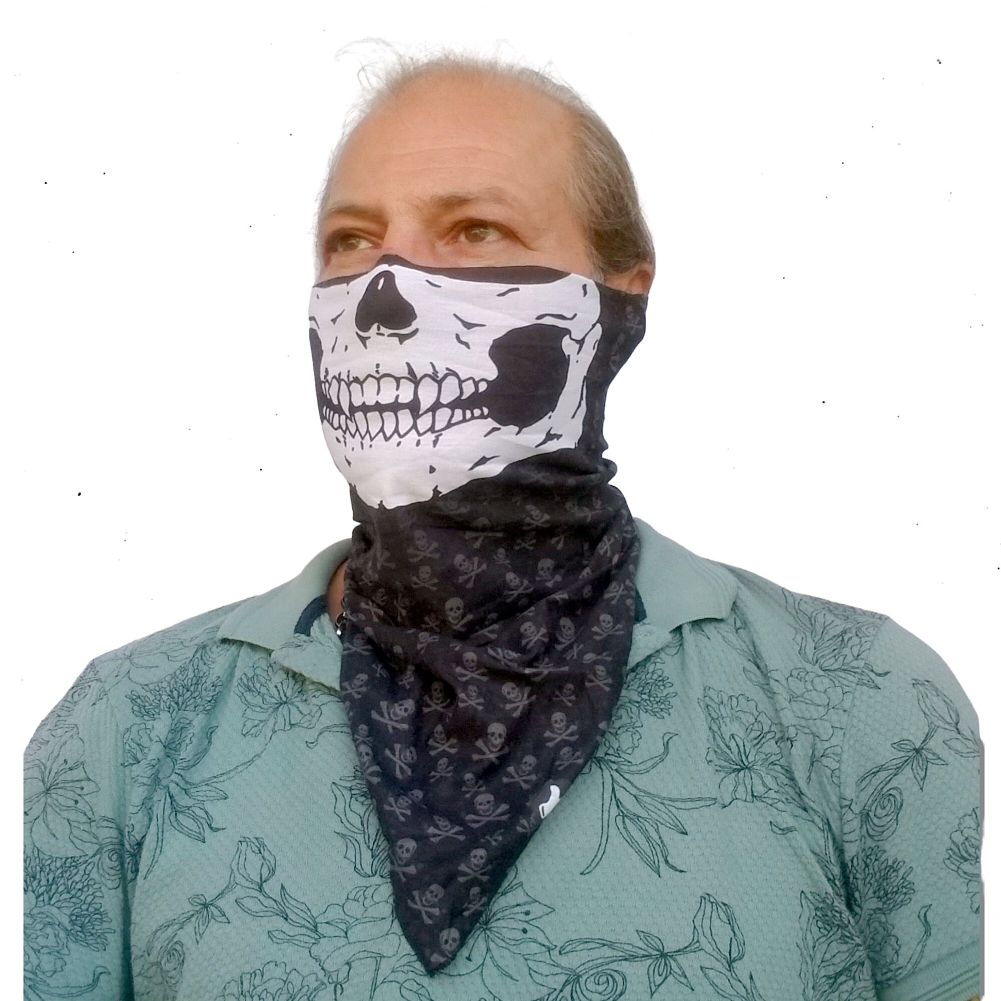 Unique Neck Gaiter Triangle Face Mask Gunner Mask Skull | Etsy