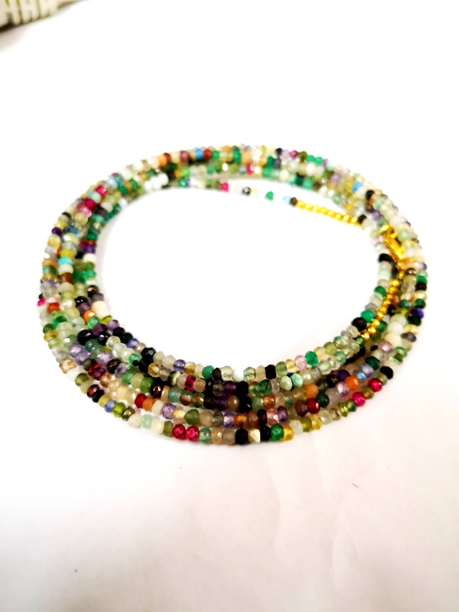 Natural Gemstone Beads Necklaces Birthstone 1 Strand - Etsy