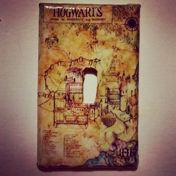 Harry Potter Hogwarts Map | Etsy