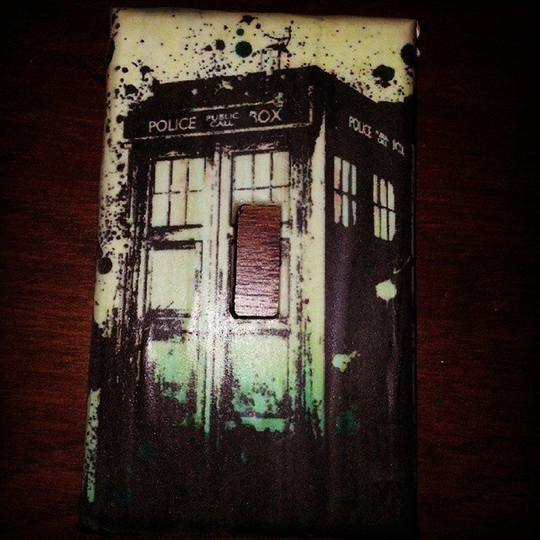 Tardis Light Switch Cover - Doctor Who - Etsy