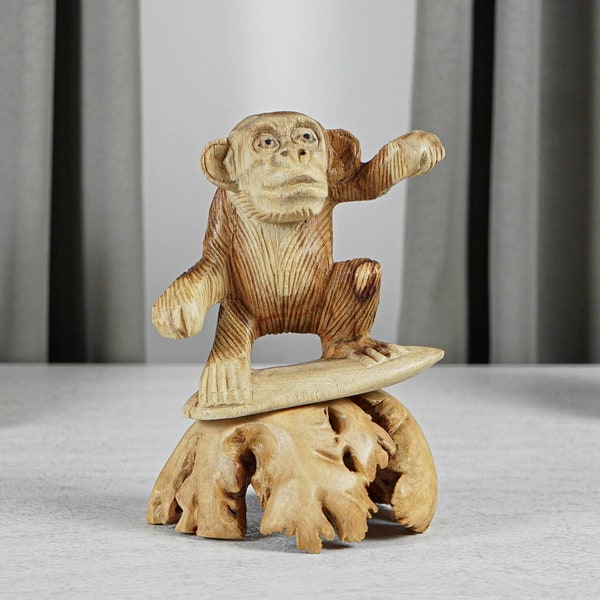 Surfing Monkey - Etsy