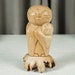 Mother and Baby Jizo Statue Japanese Buddha Wood Figurine - Etsy