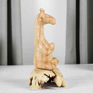 Meditating Giraffe Sculpture, Yoga Pose, Art, Namaste, Animal Statue ...