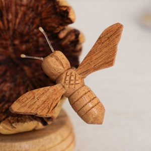 Wooden Bees Sculpture, Couple Figurine, Honeycomb, Sculpture, Wood ...