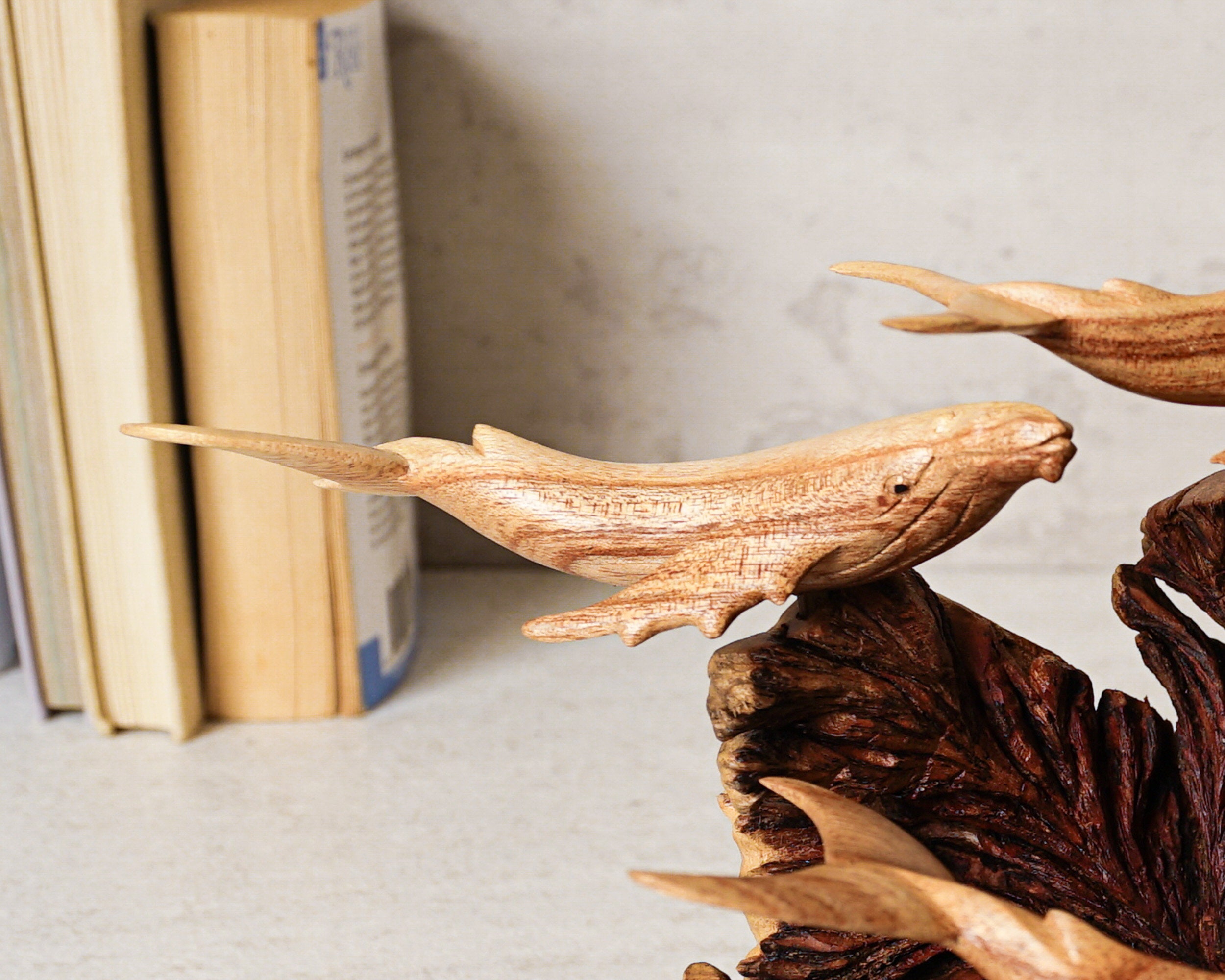 Humpback Whale Sculpture Family Sea Life Exotic Statue | Etsy