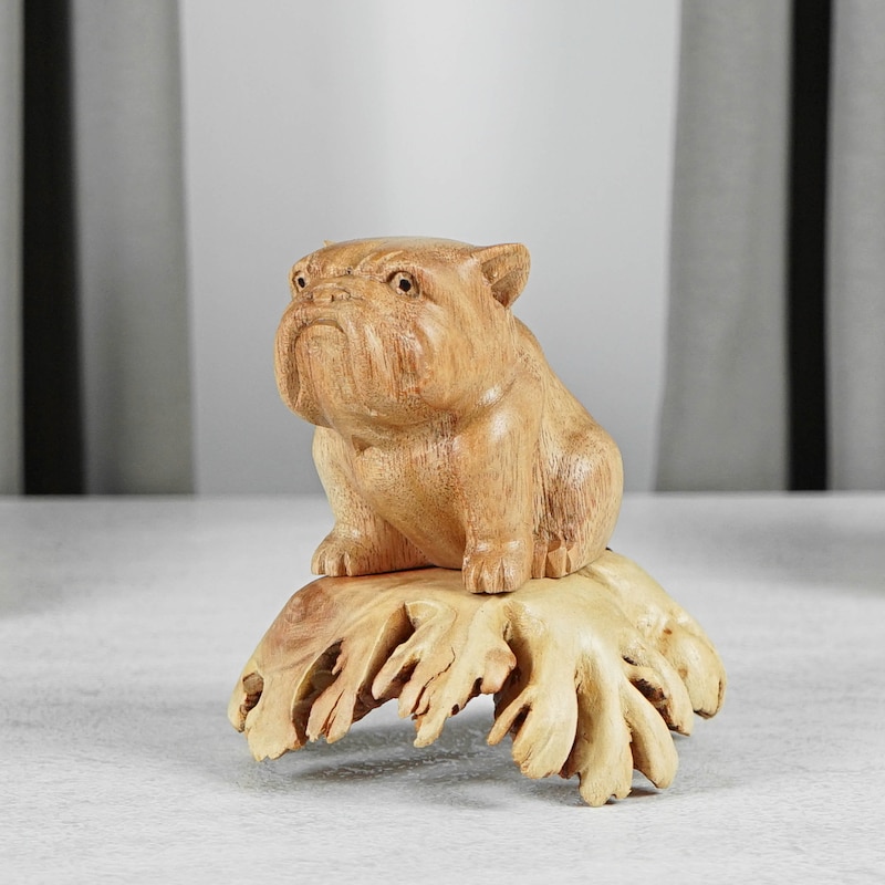 Bulldog Statues Antique - Etsy