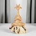 Meditating Giraffe Sculpture, Yoga Pose, Art, Namaste, Animal Statue ...