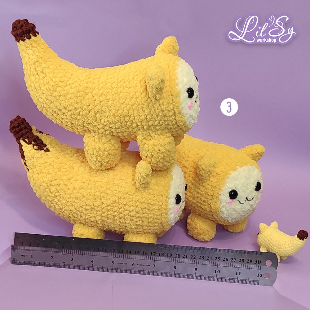 Catnana Amigurumi Plush Toy - Etsy