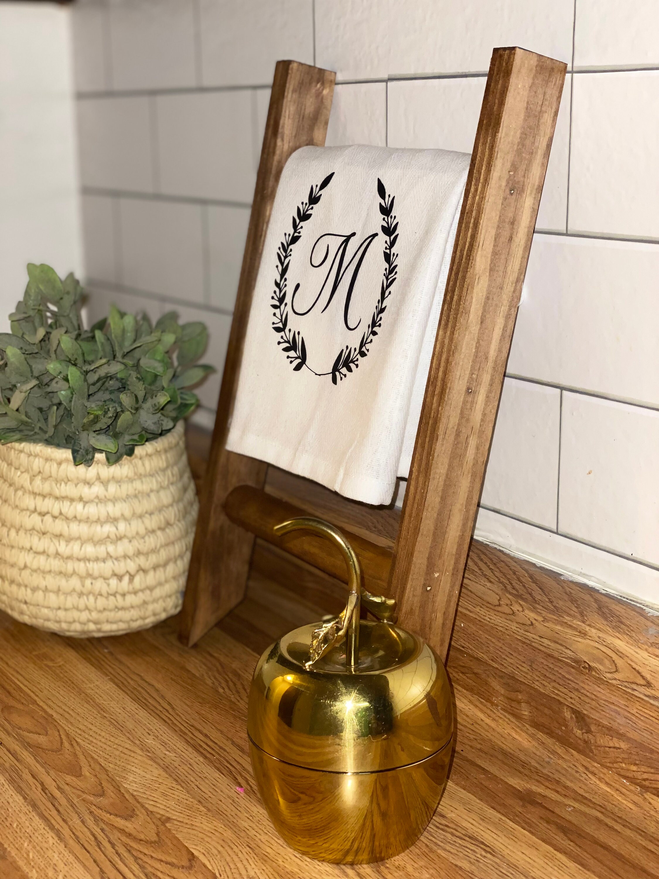 Mini Ladder, Mini Farmhouse Ladder, Tea Towel Ladder, Wood Ladder ...