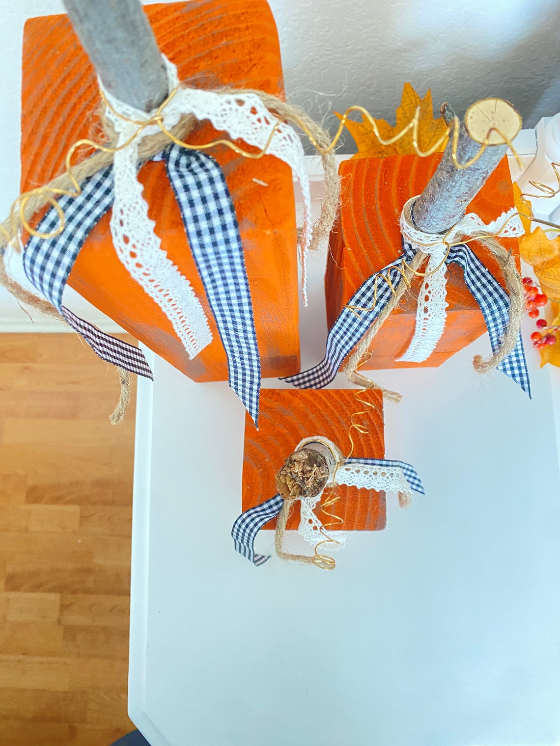 Fall Pumpkins/rustic Pumpkins/ Farmhouse Fall/fall Home Decor/pumpkin ...