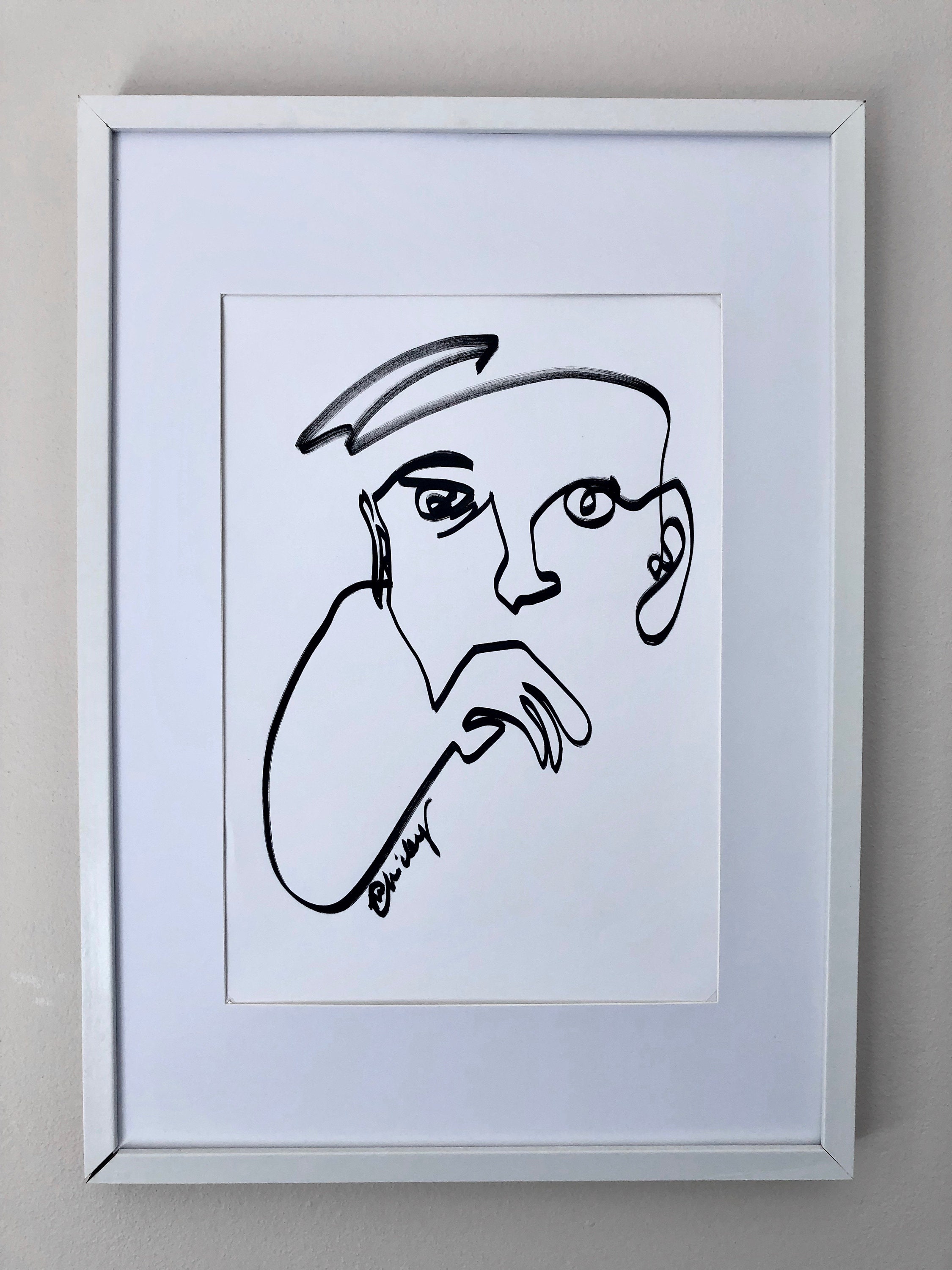 Original Line Drawing / A3 / Portrait / 'perturbed' - Etsy