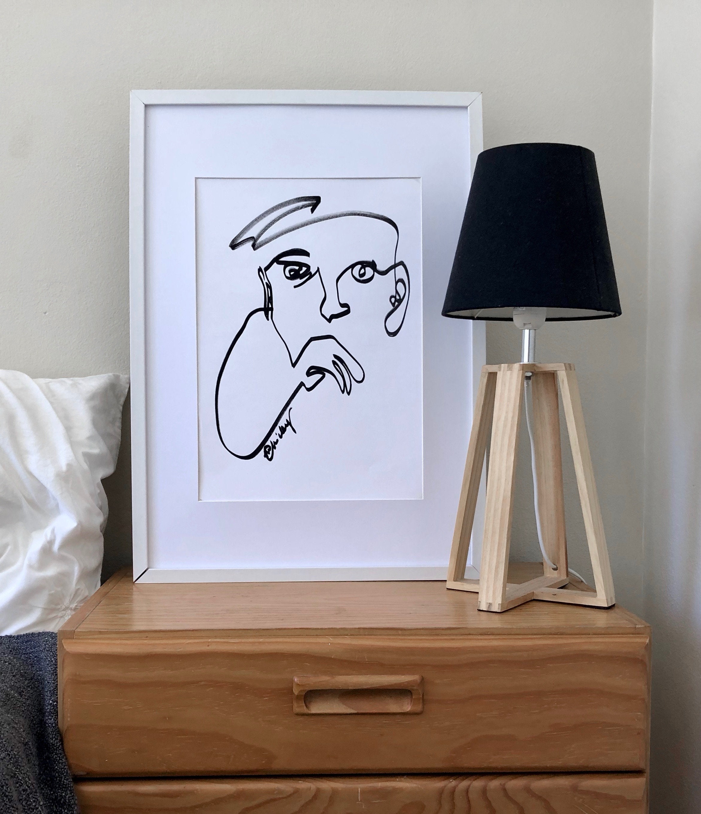 Original Line Drawing / A3 / Portrait / 'perturbed' - Etsy