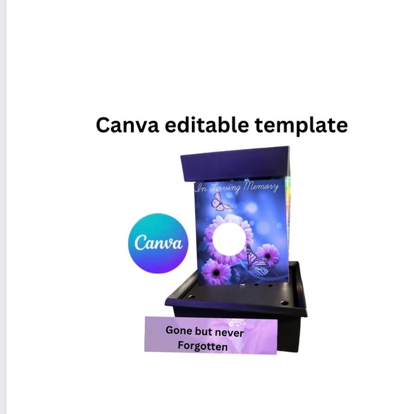 Memorial Fountain Template - Etsy