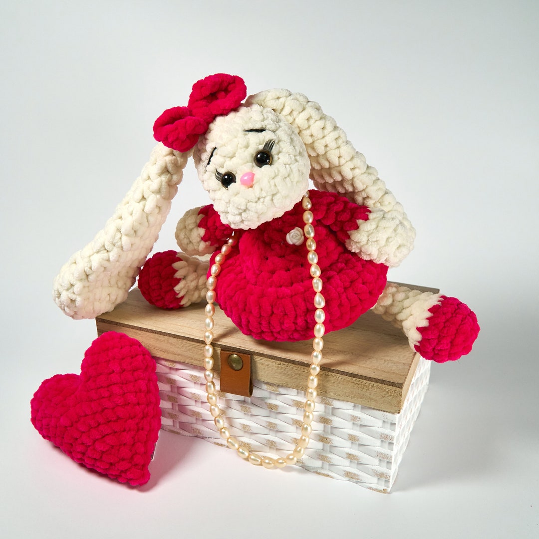 Handmade Soft Toy Little Bunny, 20 Cm - Etsy