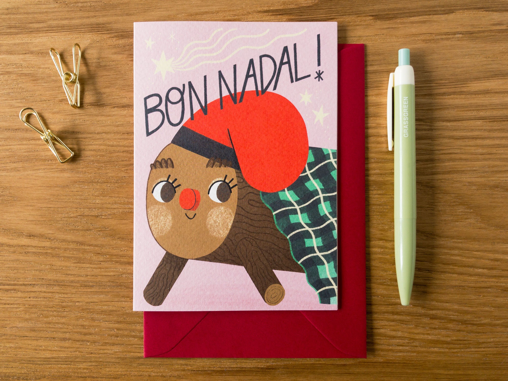 Tió De Nadal Christmas Card / Caga Tio Illustration / Catalan Christmas ...