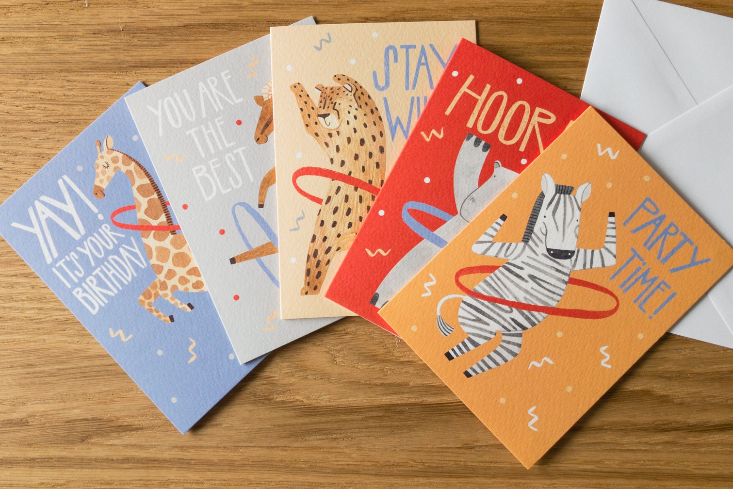 Dancing Cheetah Birthday Card / Illustrated Animal Card for - Etsy