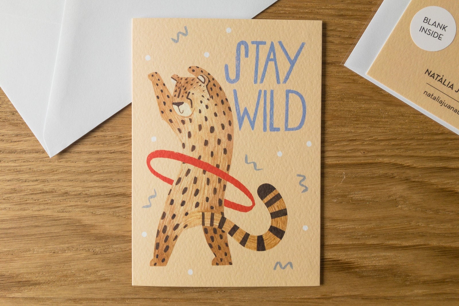 Dancing Cheetah Birthday Card / Illustrated Animal Card for - Etsy