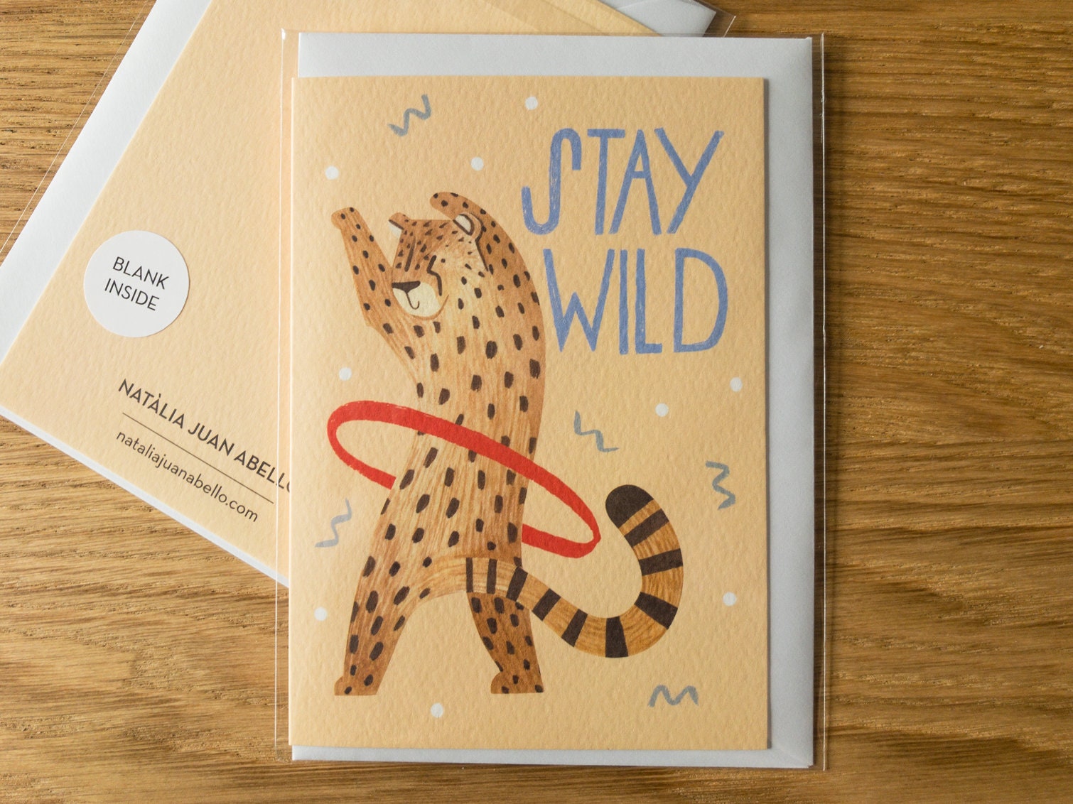 Dancing Cheetah Birthday Card / Illustrated Animal Card for - Etsy