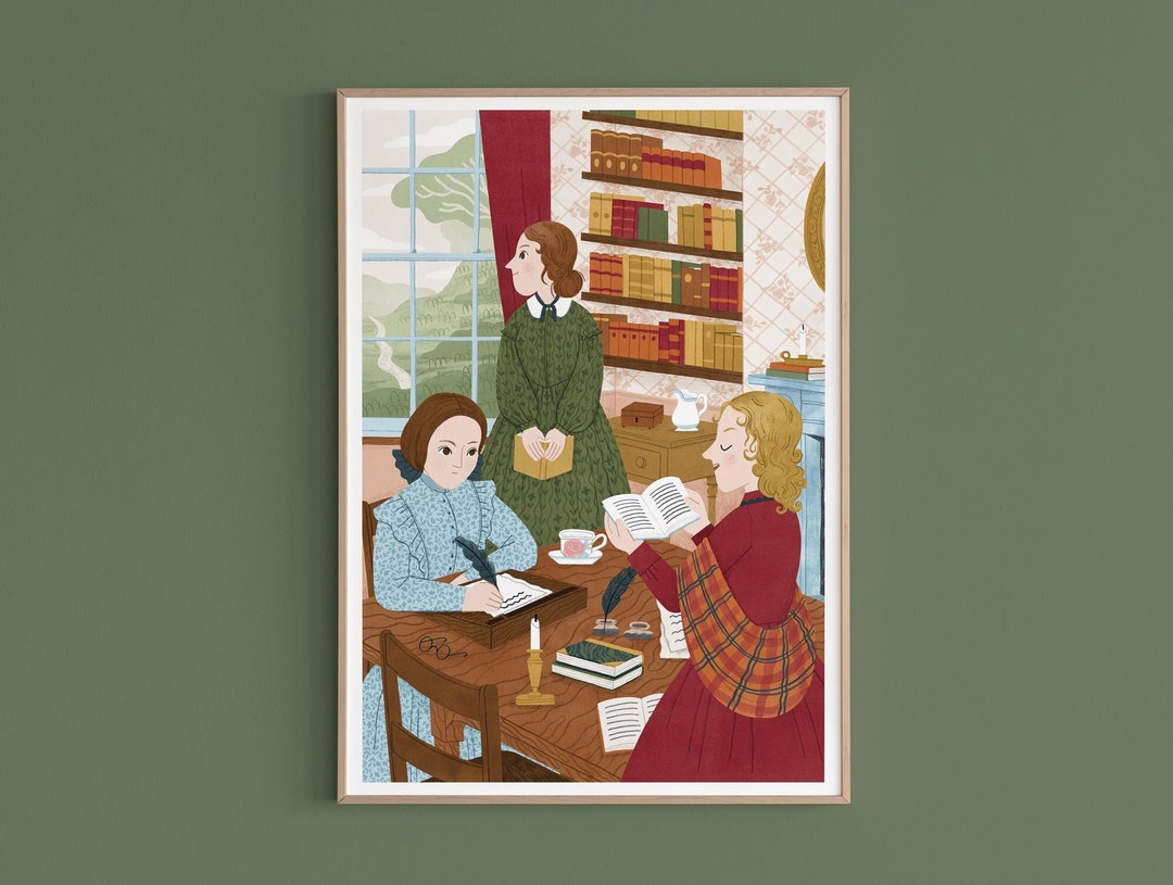 Brontë Sisters Art Print / Inspiring Women / Literature Art Print ...