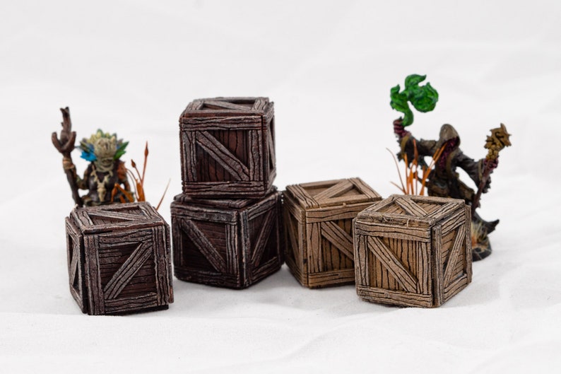 SVG | PDF | AI | Scale 28 Mm | Aos | Fantasy | Crates| Laser File ...