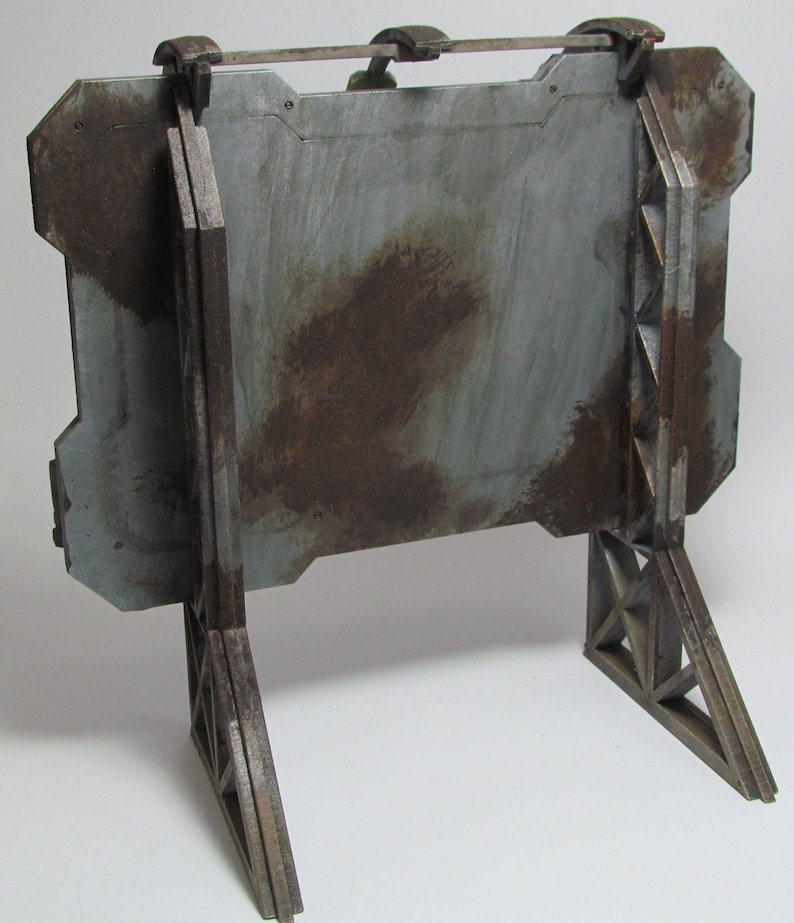 SVG PDF AI Scale 28mm 40k Billboard Laser File Diorama Wargaming Model ...