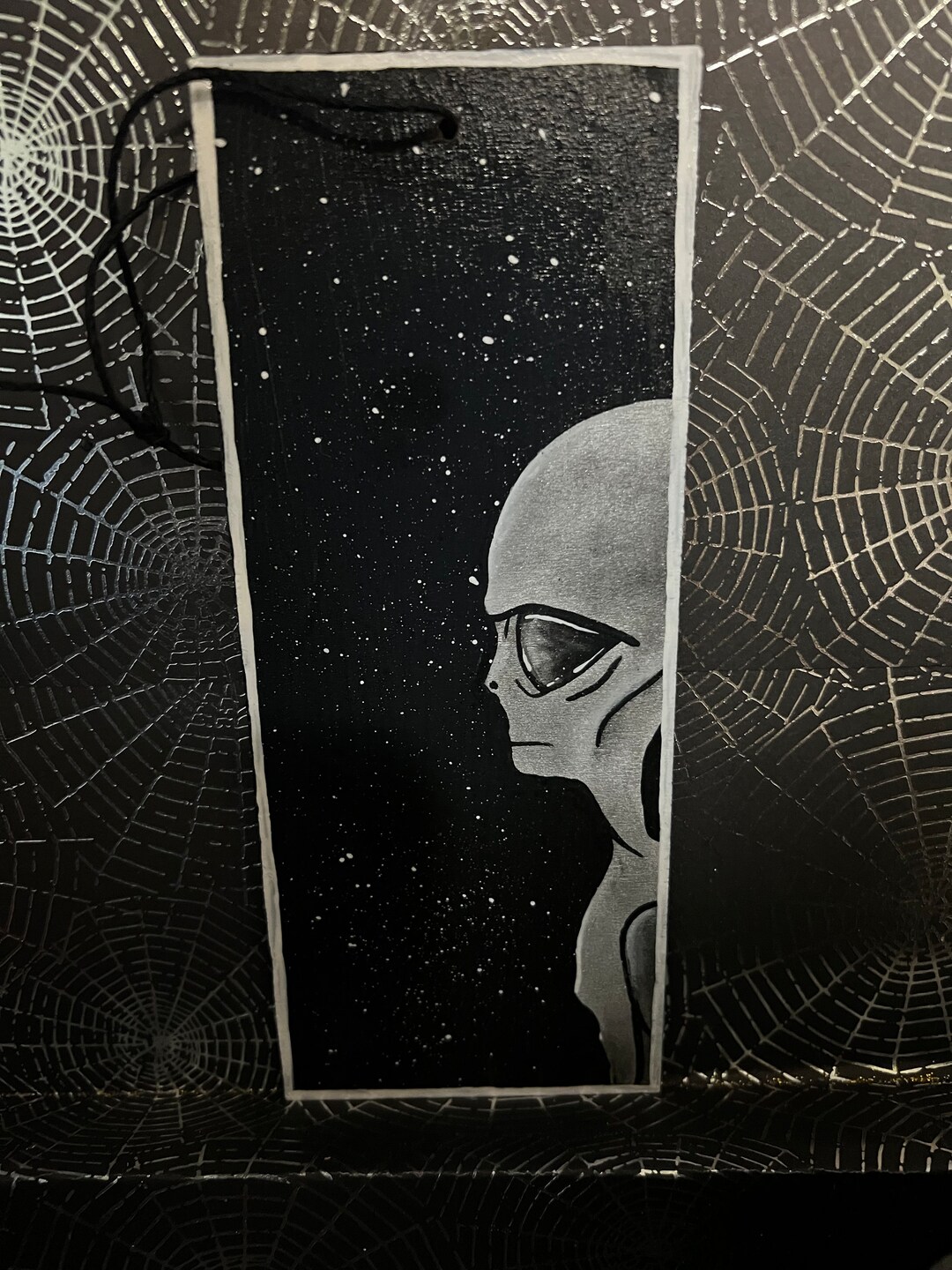 Hand Painted Alien Art - Etsy