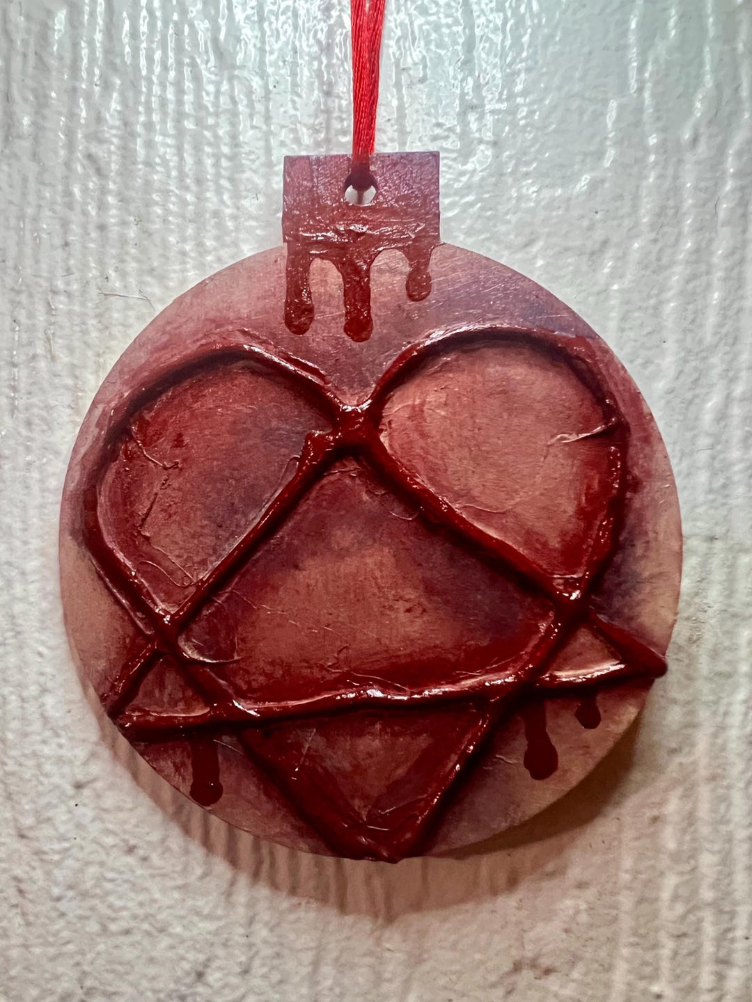 HIM Heartagram Ville Valo- Hand Made Gore Christmas Tree Ornament ...