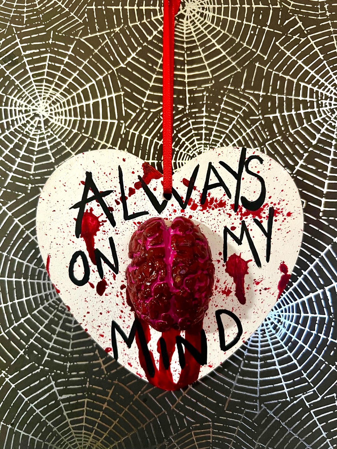 Always on My Mind— Gore Art- Gothic Art- Brain Art- Valentines Day ...