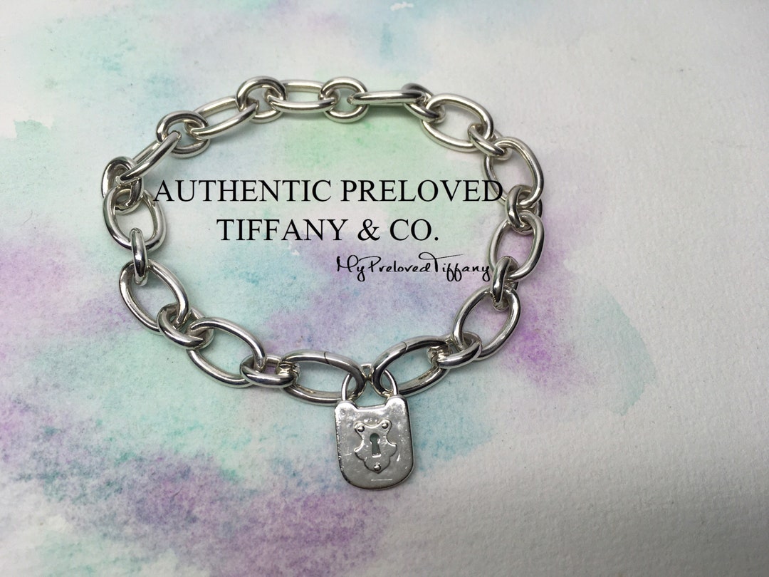 Authentic Tiffany & Co. Oval Round Openable End Clasping Link Bracelet ...