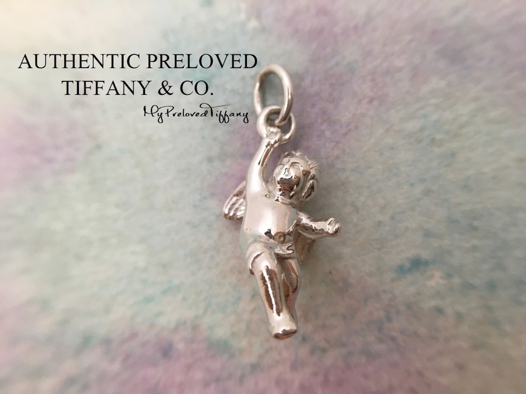 Authentic Tiffany & Co. Cherub Angel Charm Pendant Silver - Etsy