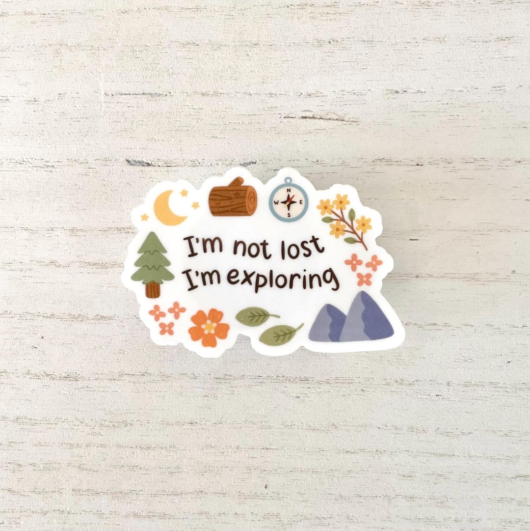 Exploring Sticker: Waterproof Vinyl Decal for Laptops, Water Bottles ...