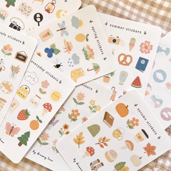 Journal Stickers - Etsy