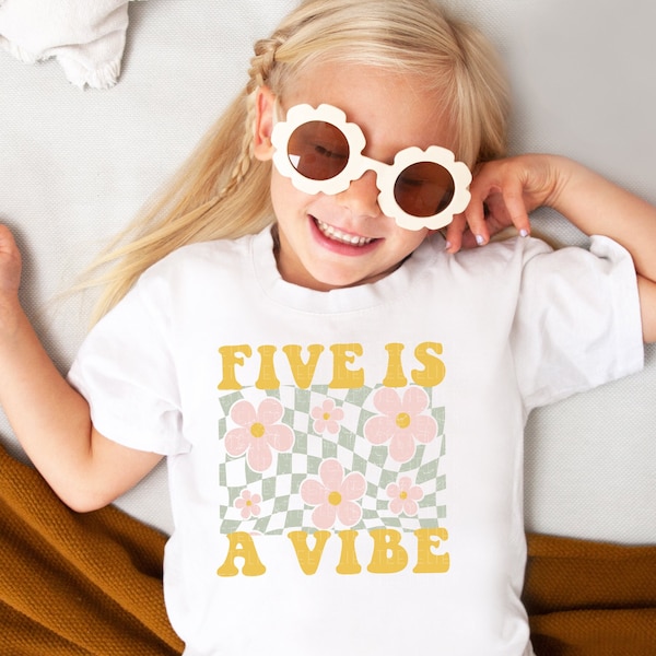 Five is a Vibe Birthday Shirt - Etsy